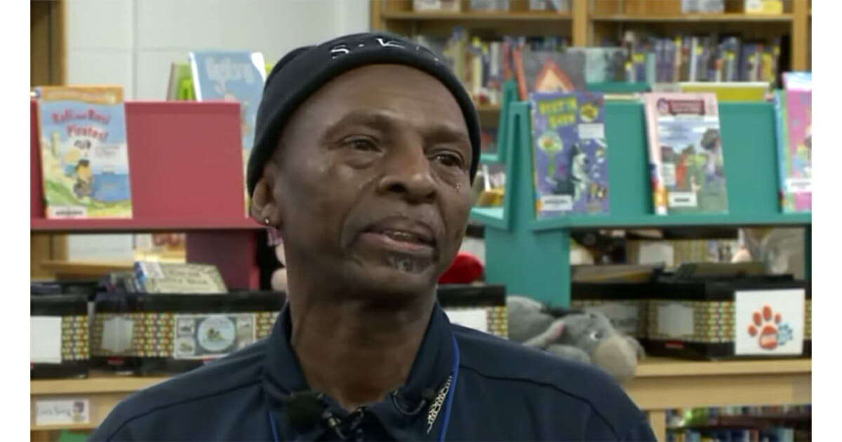 Janitor who walks miles to work drops to his knees after coworkers ...